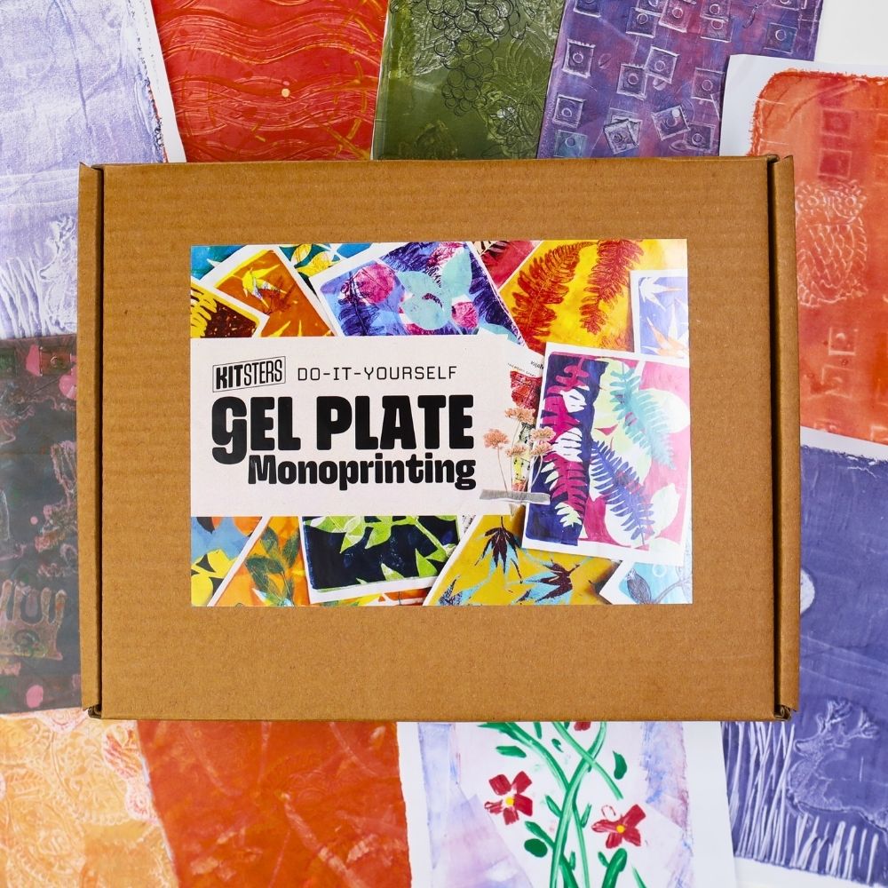 DIY Gel Plate Monoprinting Kit | Unique DIY Art Kit | Kitsters