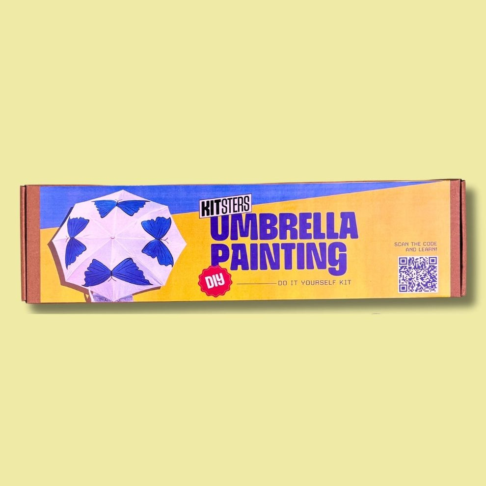 DIY Umbrella Painting Kit | Art & Craft Kit for Adults | Kitsters
