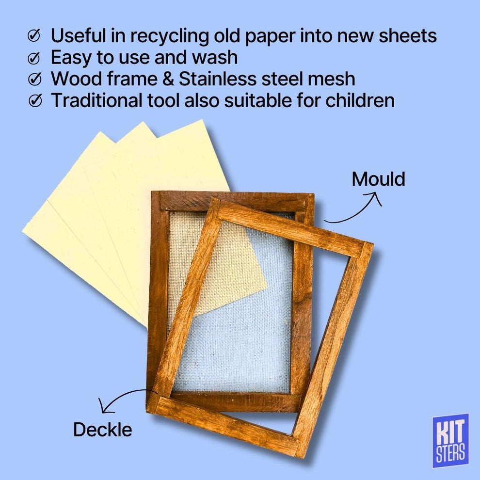 Mould and Deckle Set | Craft Your Own Paper | Kitsters