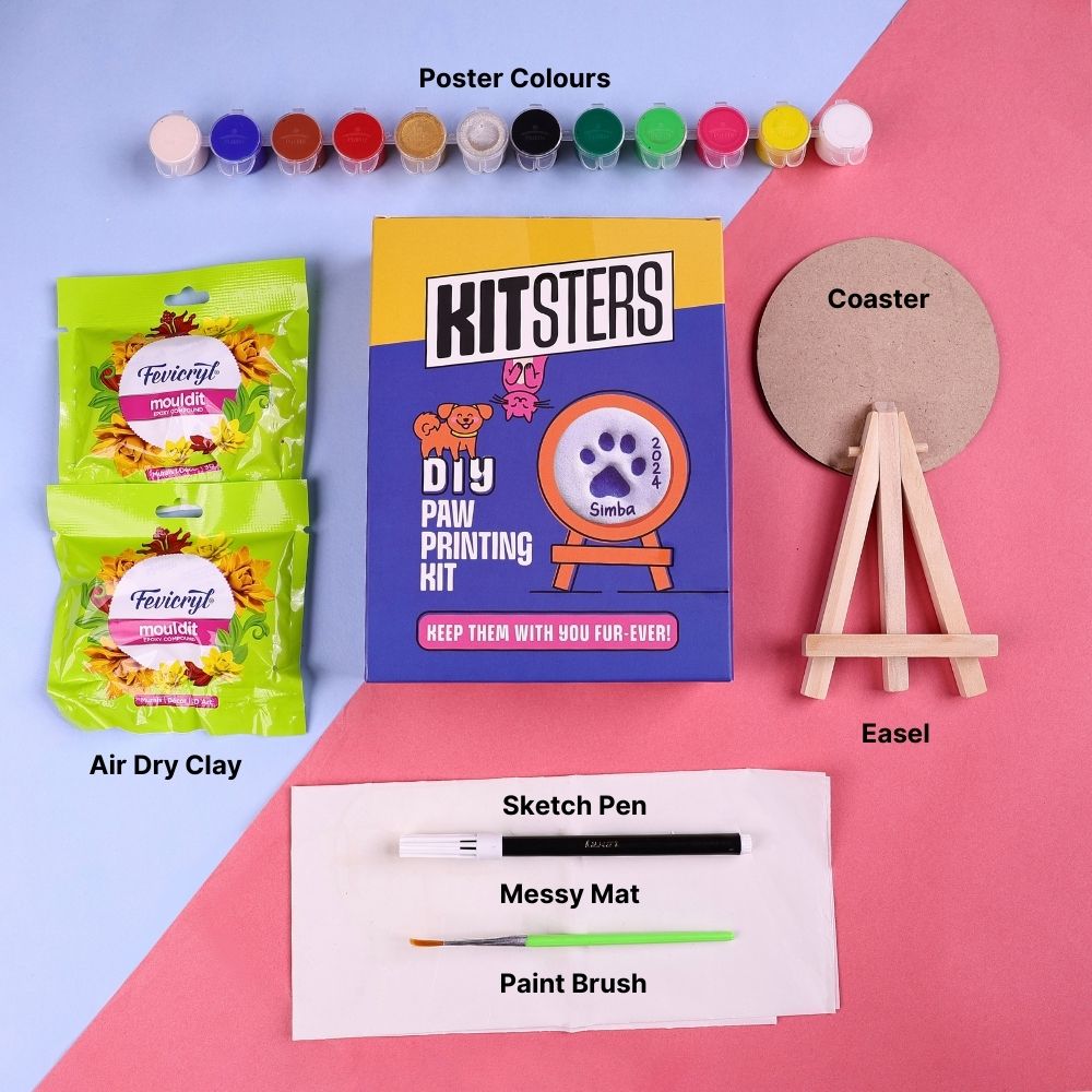DIY Paw Printing Kit | Best gift for pet owners | Kitsters