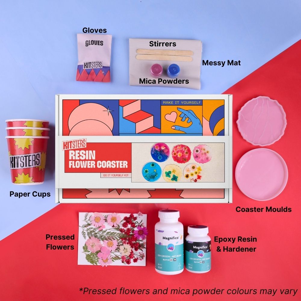 DIY Resin Coaster Kit | Resin Art for Beginners | Kitsters