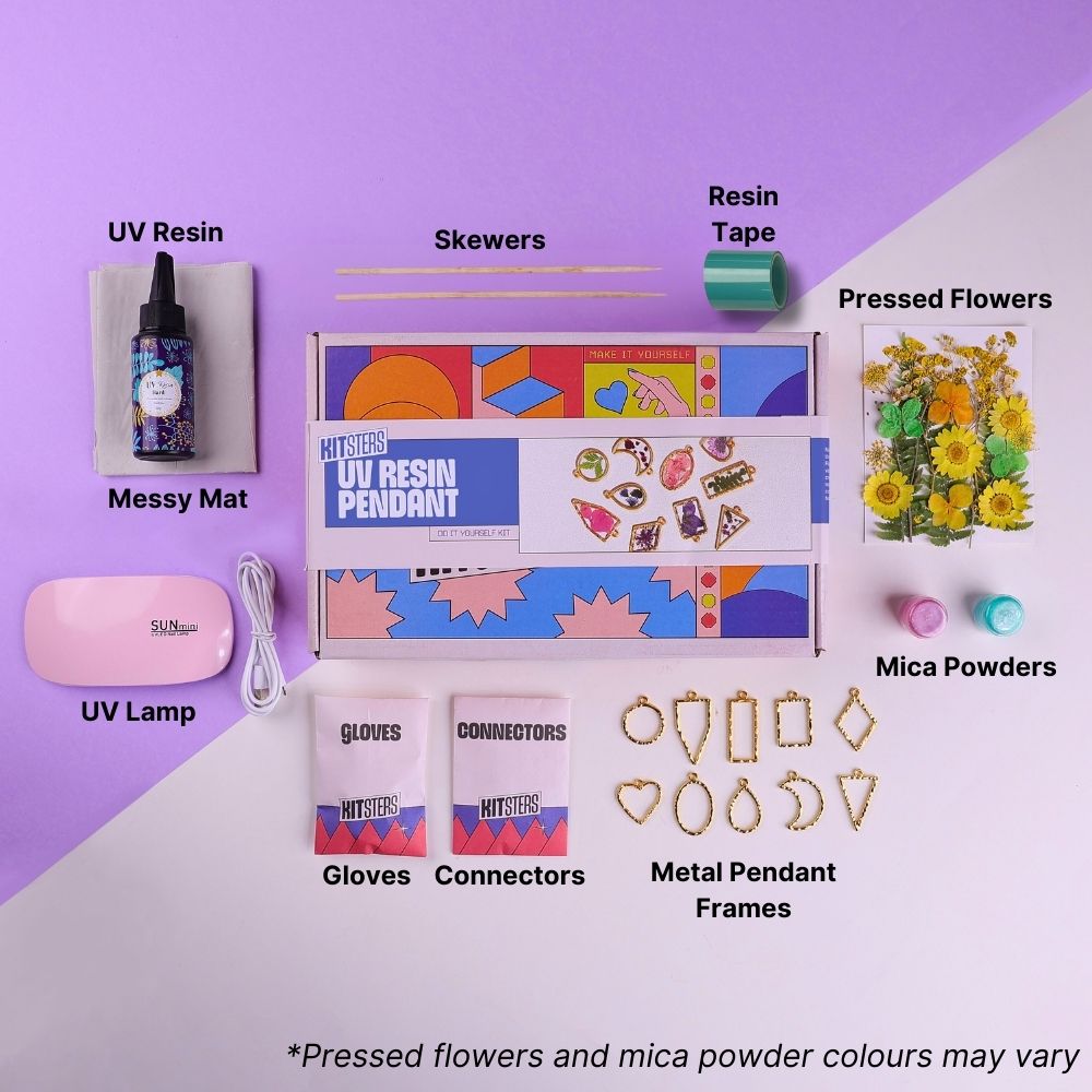 DIY UV Resin Pendant Kit | Resin Crafts | Kitsters