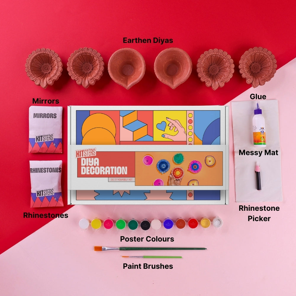 DIY Diya Decoration Kit | Best Indian Arts & Crafts Kit | Kitsters