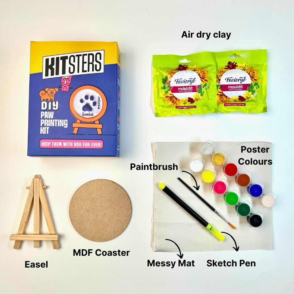 DIY Paw Printing Kit | Best gift for pet owners | Kitsters