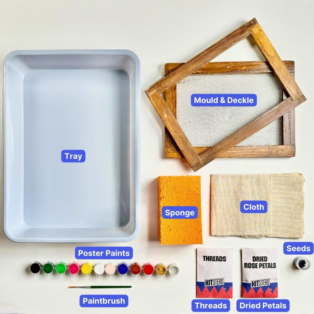 DIY Handmade Paper Kit | Unique Art & Craft Kit | Kitsters