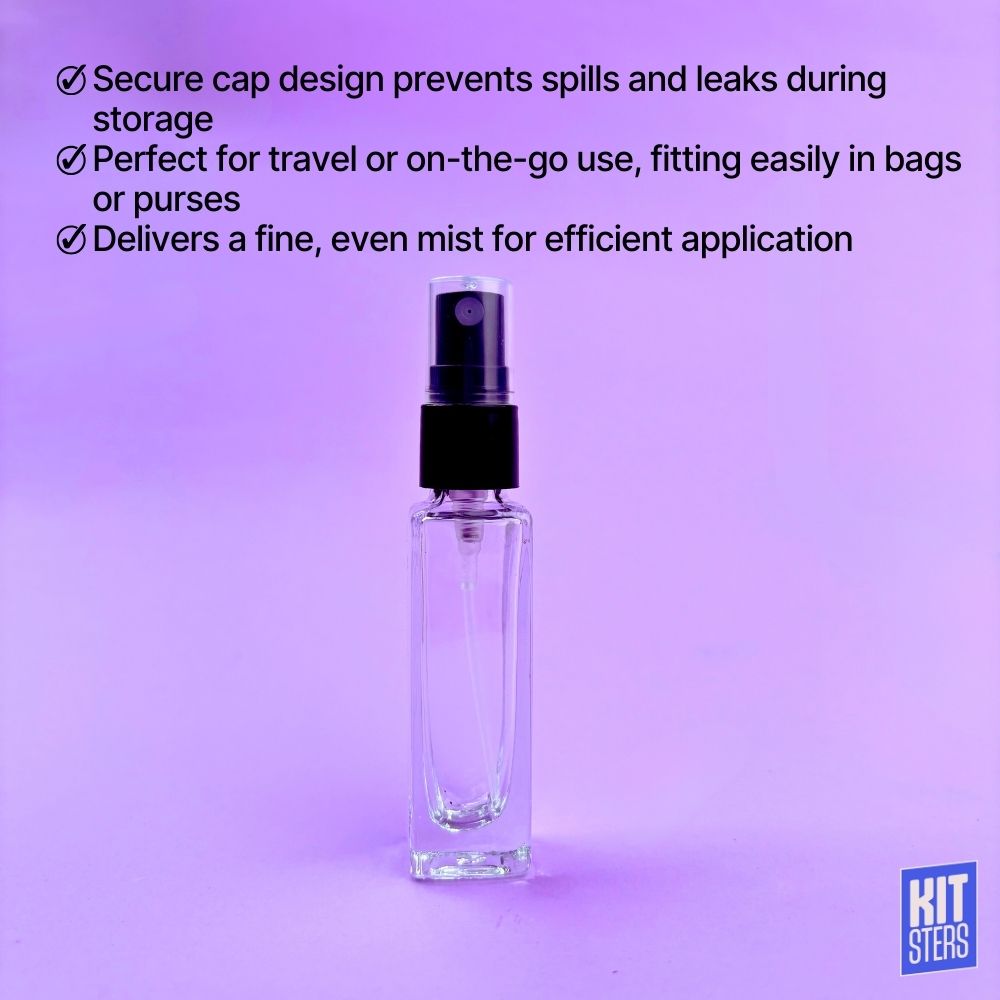 Small Glass Spray Bottle Perfect for Craft Art Projects Kitsters