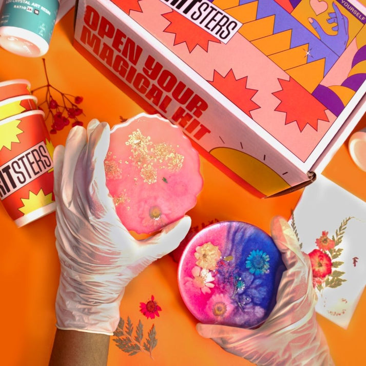 DIY Resin Coaster Kit | Resin Art for Beginners | Kitsters