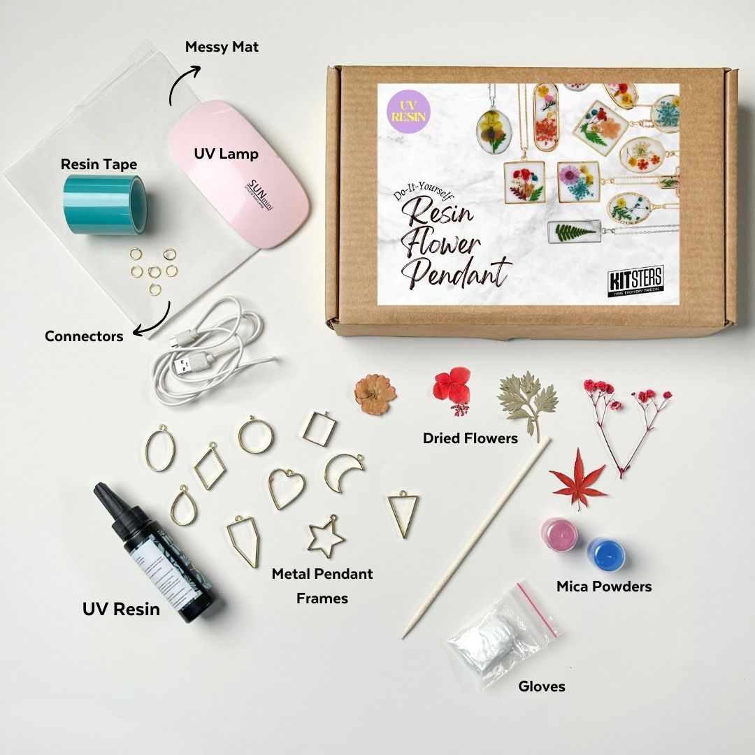 DIY UV Resin Pendant Kit | Resin Crafts | Kitsters
