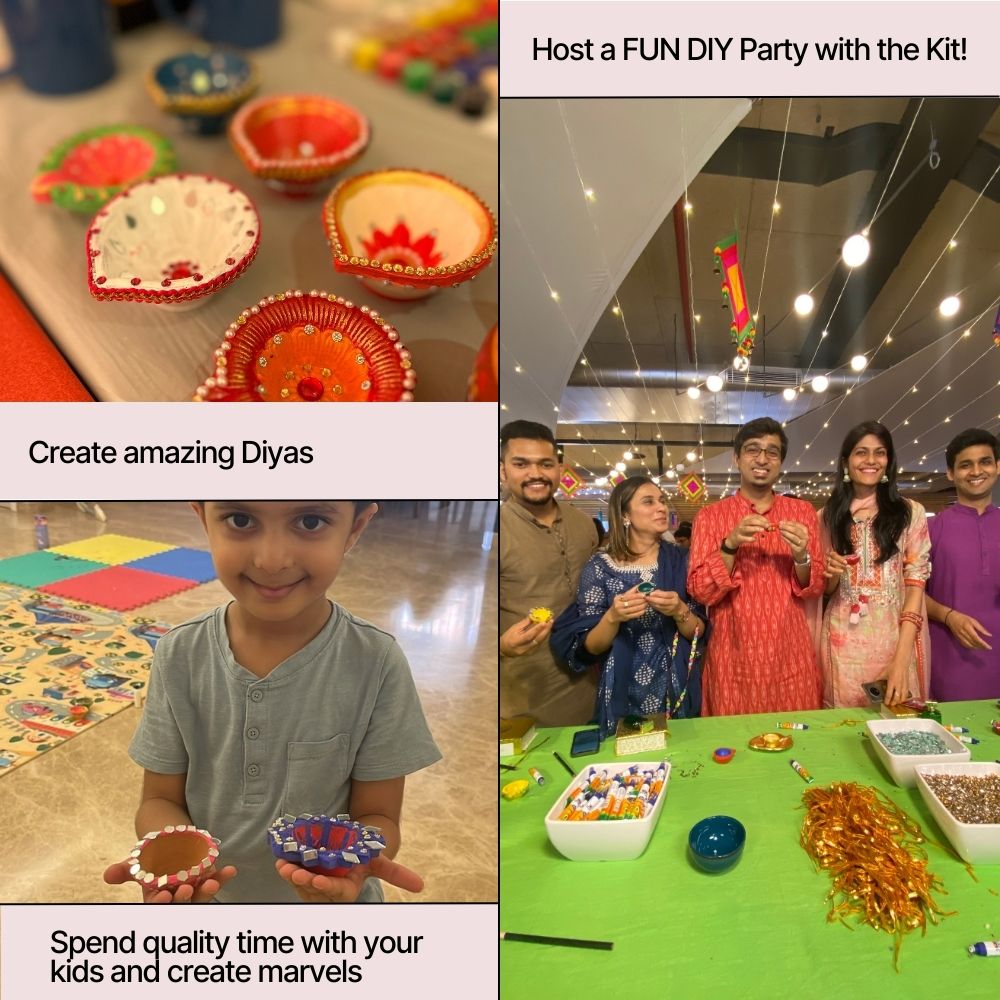 DIY Diya Decoration Kit | Best Indian Arts & Crafts Kit | Kitsters
