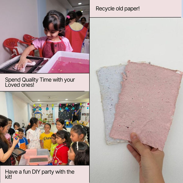 DIY Handmade Paper Kit | Unique Art & Craft Kit | Kitsters