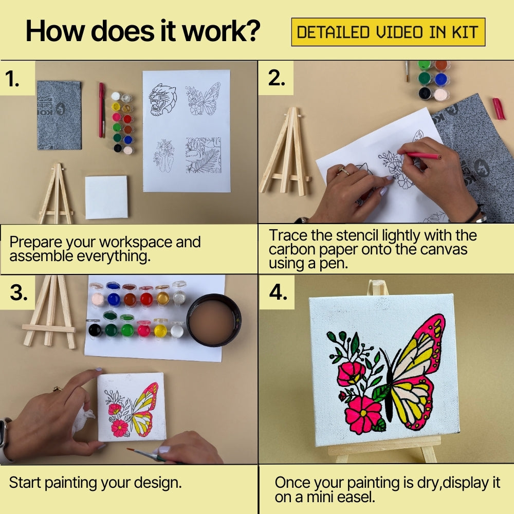 DIY Mini Painting Kit | Birthday Return Gift Ideas | Kitsters