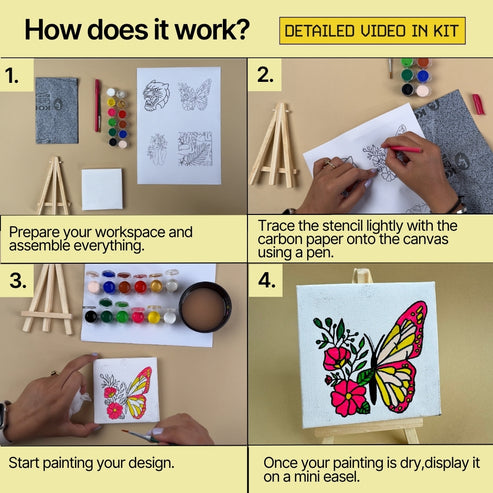 DIY Mini Painting Kit | Birthday Return Gift Ideas | Kitsters