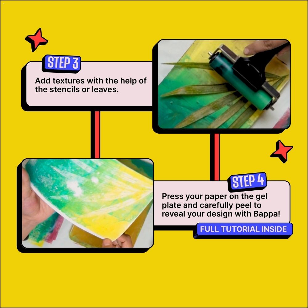 DIY Gel Plate Monoprinting Kit | Unique DIY Art Kit | Kitsters