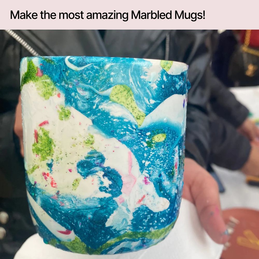 DIY Mug Marbling Kit | Art & Craft Kit | Kitsters