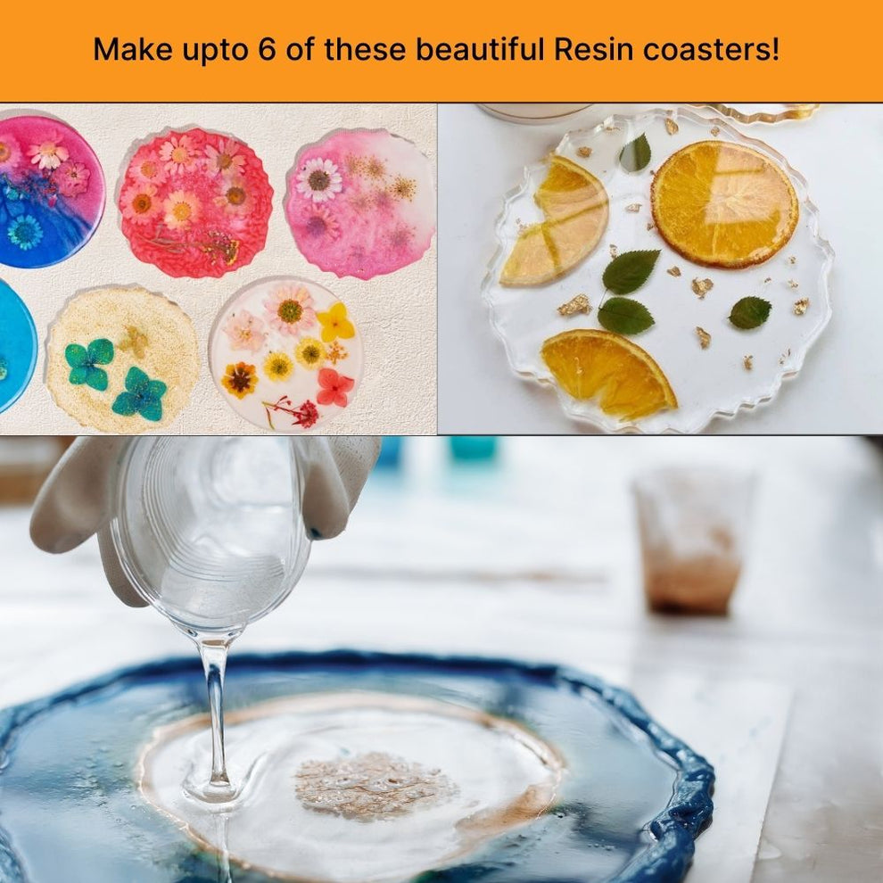 DIY Resin Coaster Kit | Resin Art for Beginners | Kitsters
