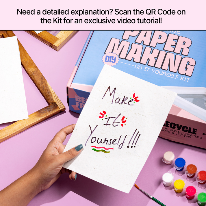 DIY Handmade Paper Kit | Unique Art & Craft Kit | Kitsters