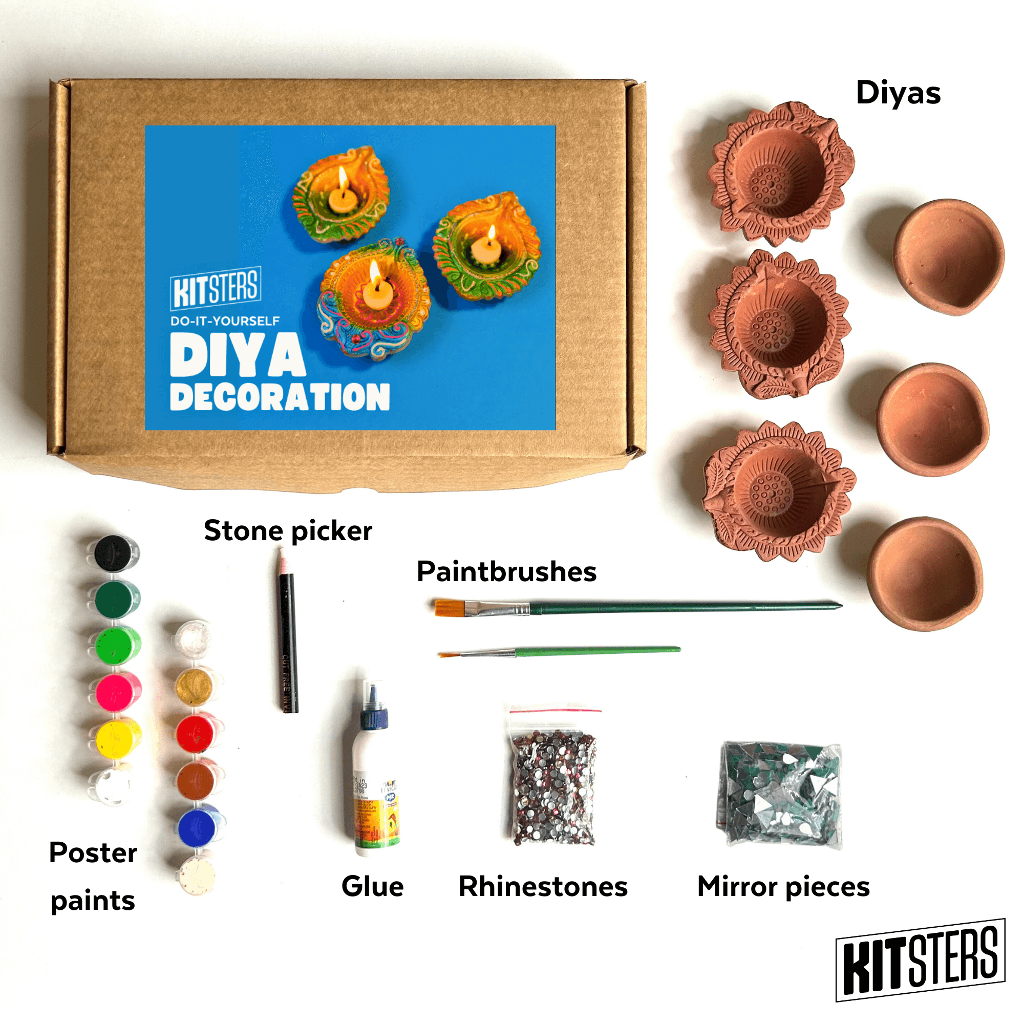 DIY Diya Decoration Kit | Best Indian Arts & Crafts Kit | Kitsters