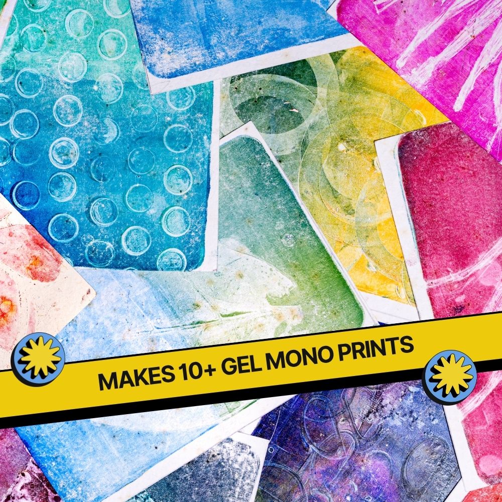 DIY Gel Plate Monoprinting Kit | Unique DIY Art Kit | Kitsters