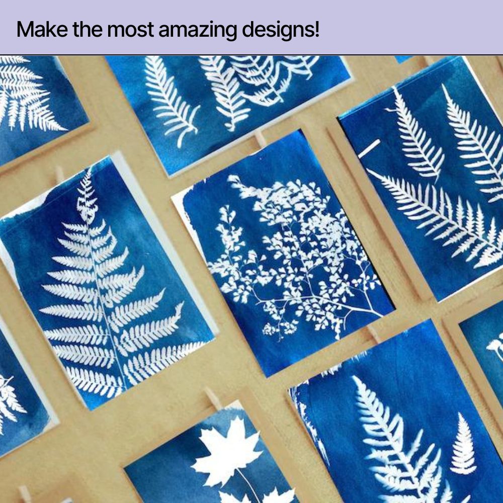 DIY Solar Printing Cyanotype Kit | STEM Kit for All | Kitsters