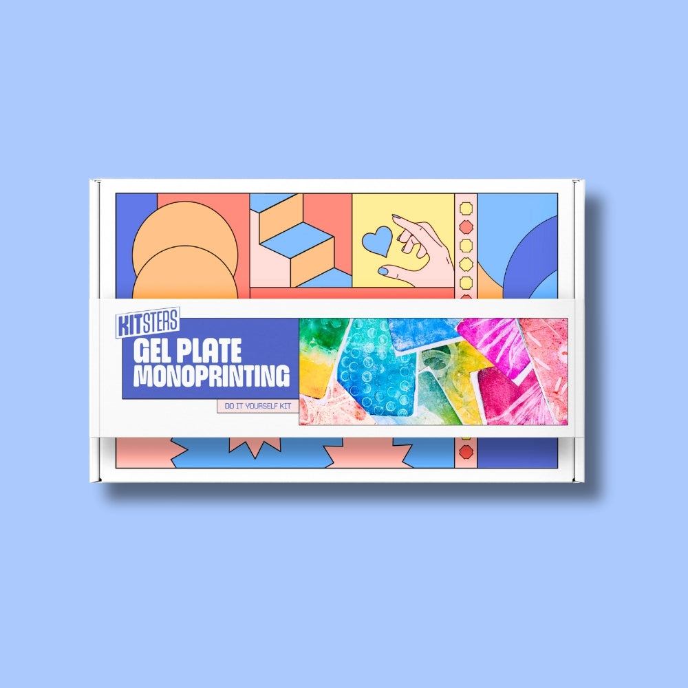 DIY Gel Plate Monoprinting Kit | Unique DIY Art Kit | Kitsters