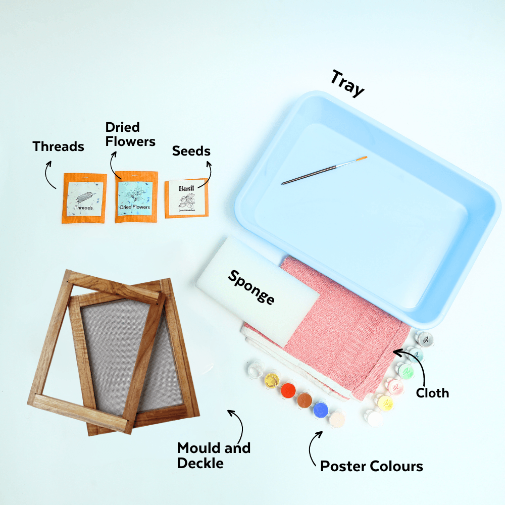 DIY Handmade Paper Kit | Unique Art & Craft Kit | Kitsters