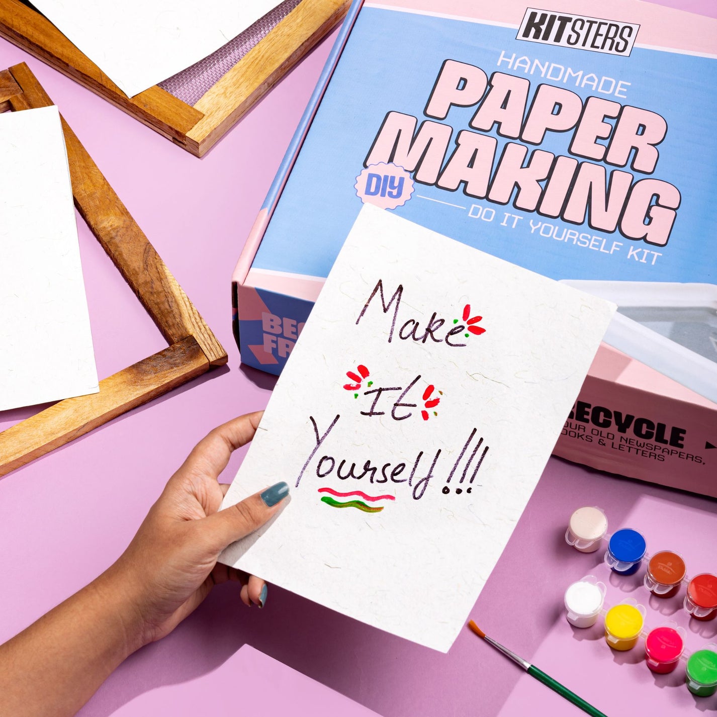 DIY Handmade Paper Kit | Unique Art & Craft Kit | Kitsters