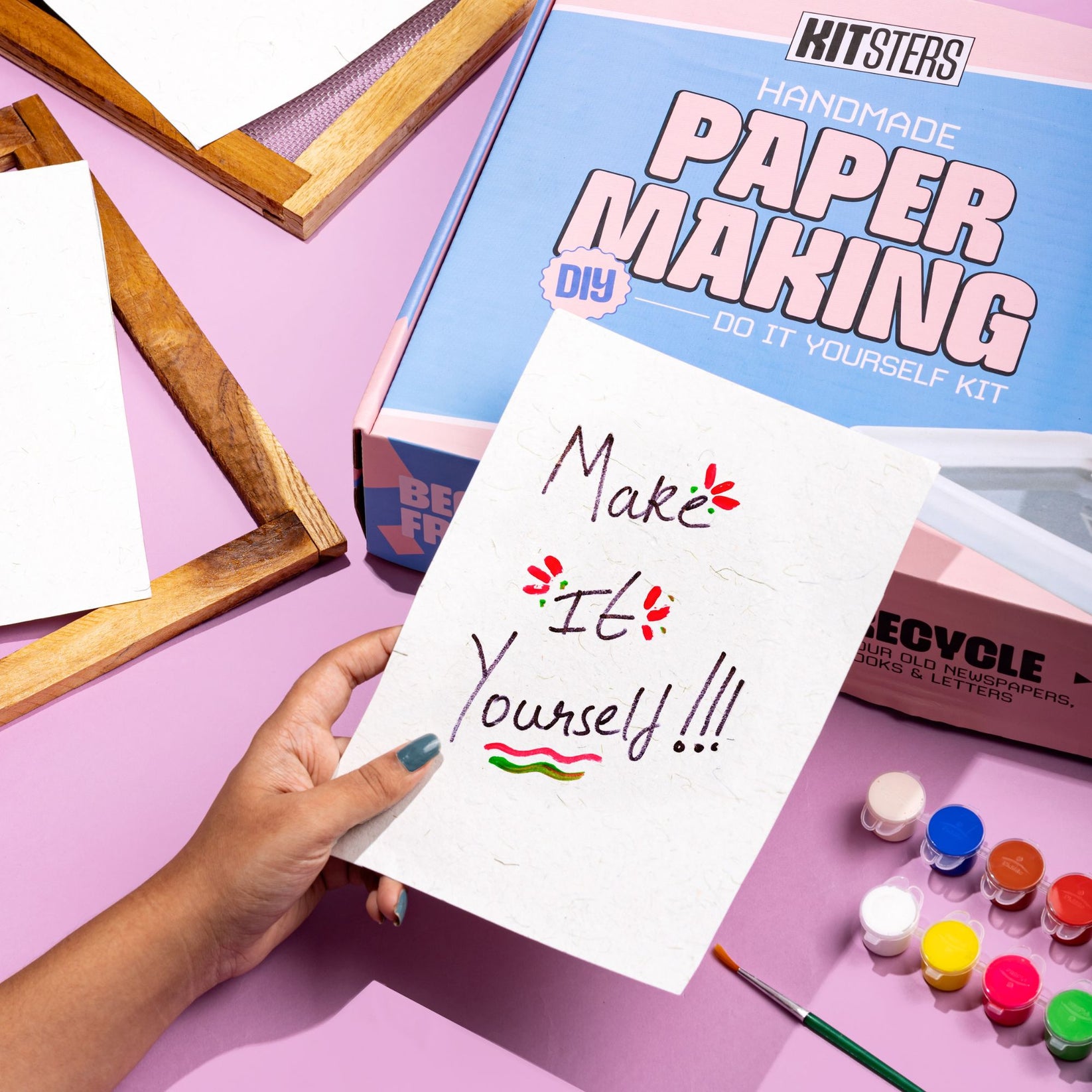 DIY Handmade Paper Kit | Unique Art & Craft Kit | Kitsters